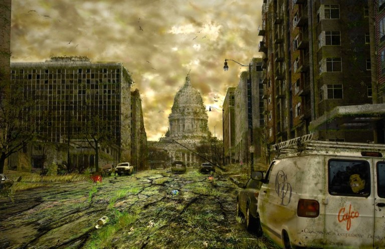 Post-Apocalyptic Art | Collapse of Industrial Civilization