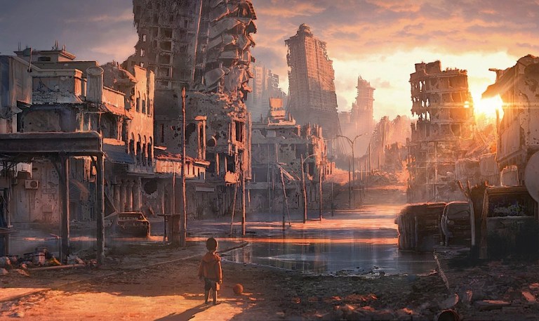 Post-Apocalyptic Art | Collapse of Industrial Civilization