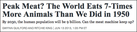 ‘Peak Meat’ and Other Threats to the World’s Food Supply | Collapse of ...